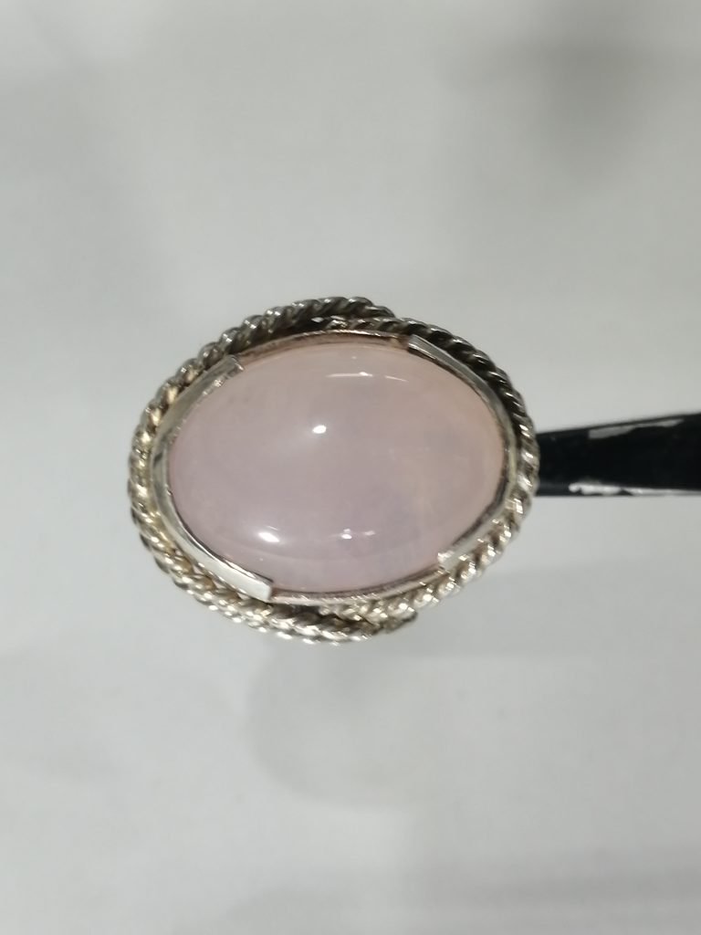 Rose Quartz Ring Stone - ASTROGEM
